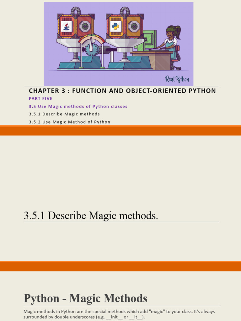 DFP40203 Python Chapter3 Part5 Magic v2.0 | PDF | Teaching Methods & Materials | Computers