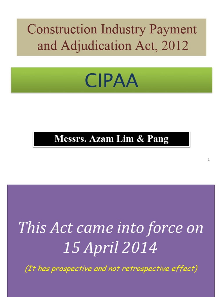 Cipaa | PDF | Adjudication | Arbitration