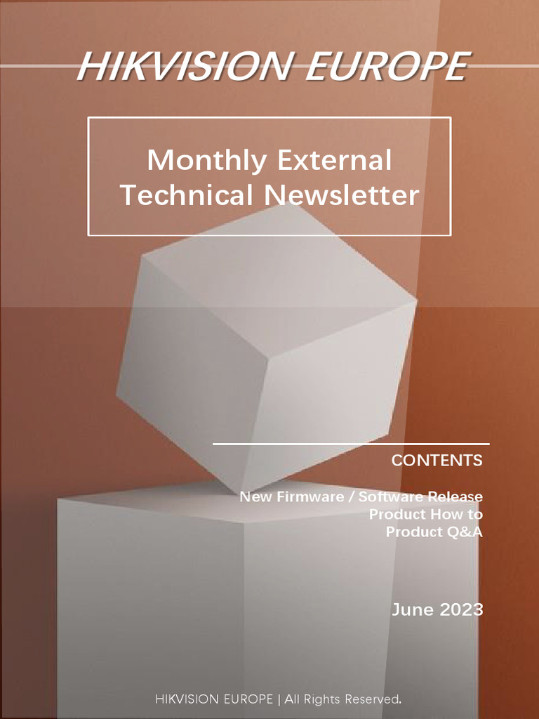 Monthly External Technical Newsletter (June.2023) | PDF | Online And ...