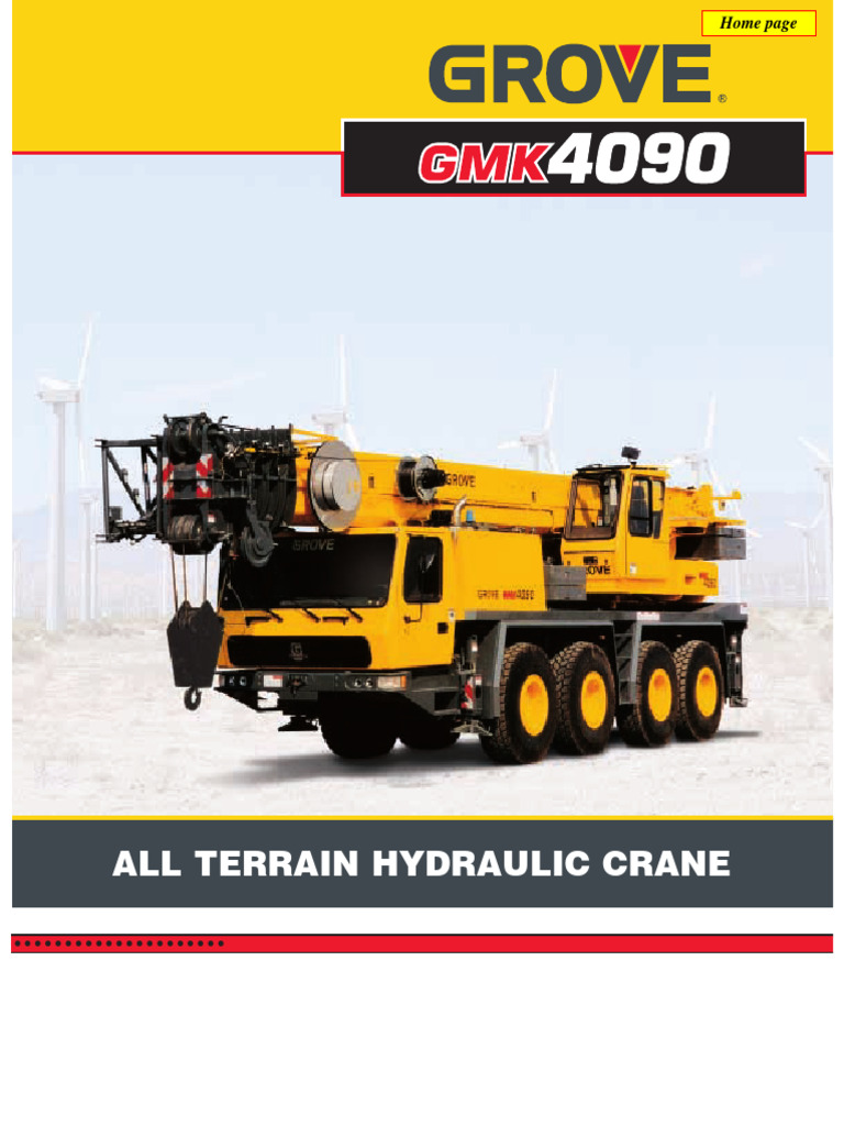 GMK4090 Brochure | PDF | Brake | Truck