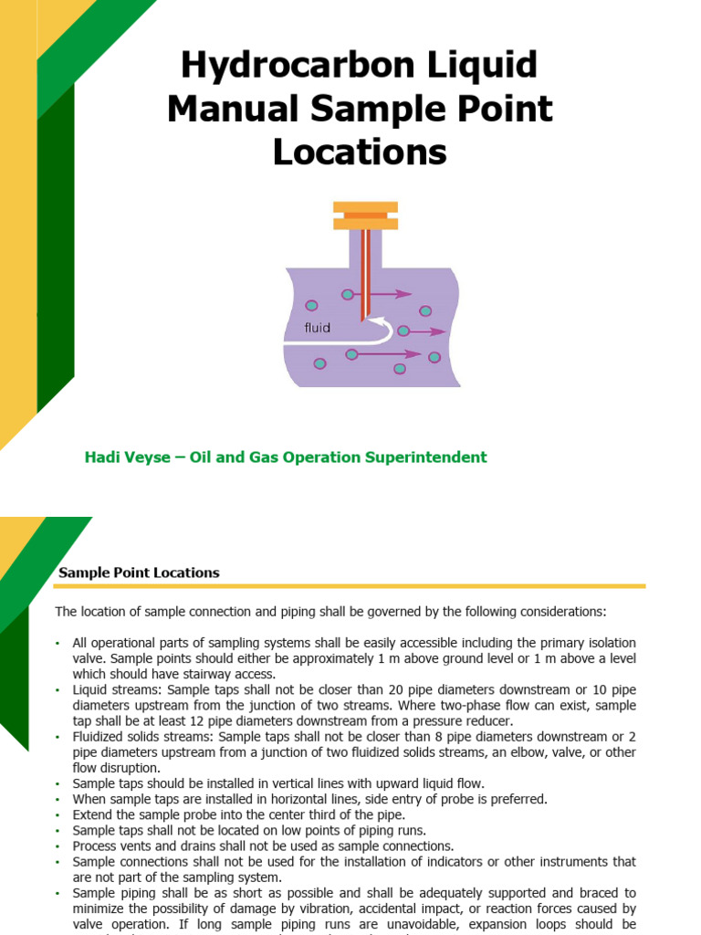 Sample Point Location 1701063211 | PDF | Valve | Liquids
