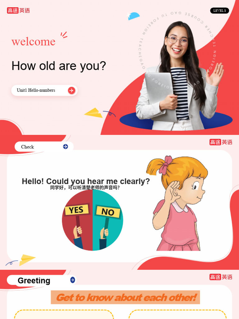 L1 Lesson 2 (Unit1) | PDF | Human Communication