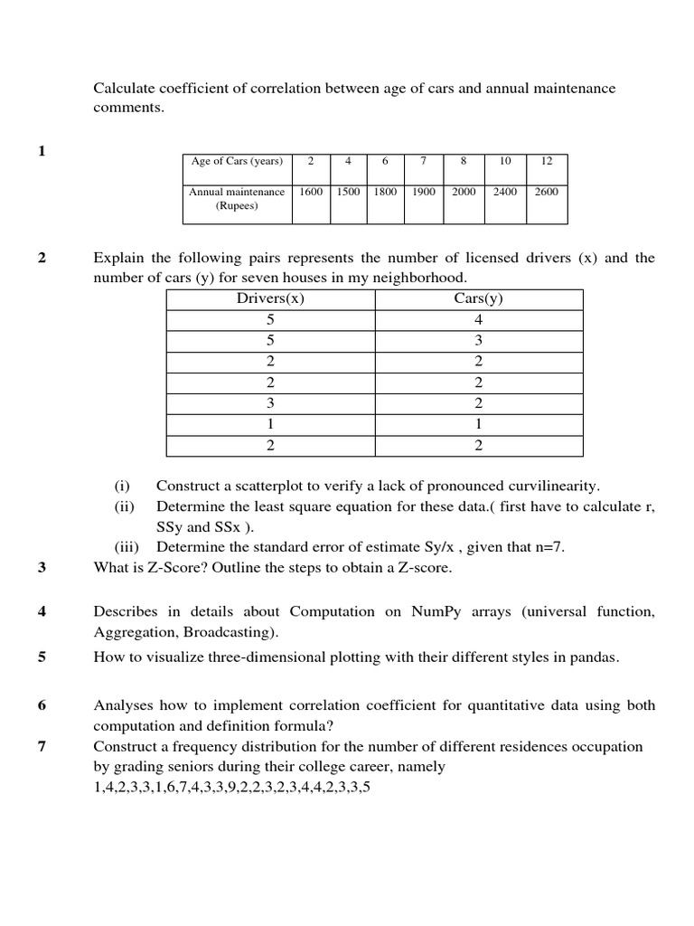 FDS Iat-2 Part-B | PDF | Scatter Plot | Data Analysis