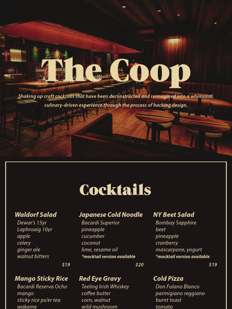 Back Menu | PDF | Whisky | Scotch Whisky