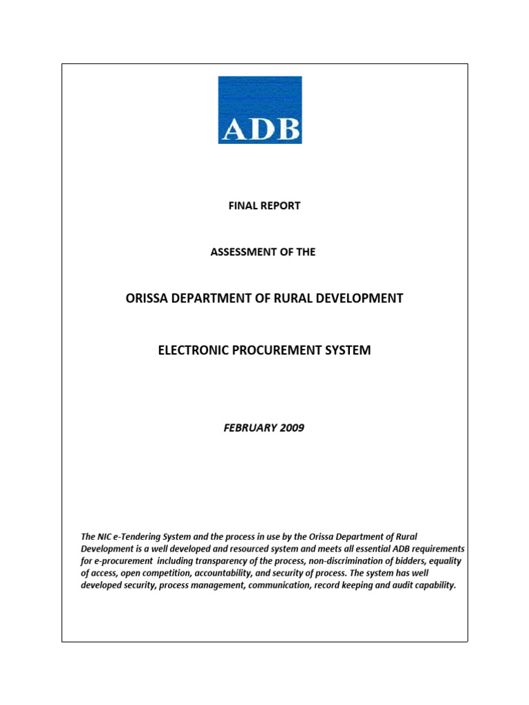 ADB Assessment | PDF | Asian Development Bank | Government