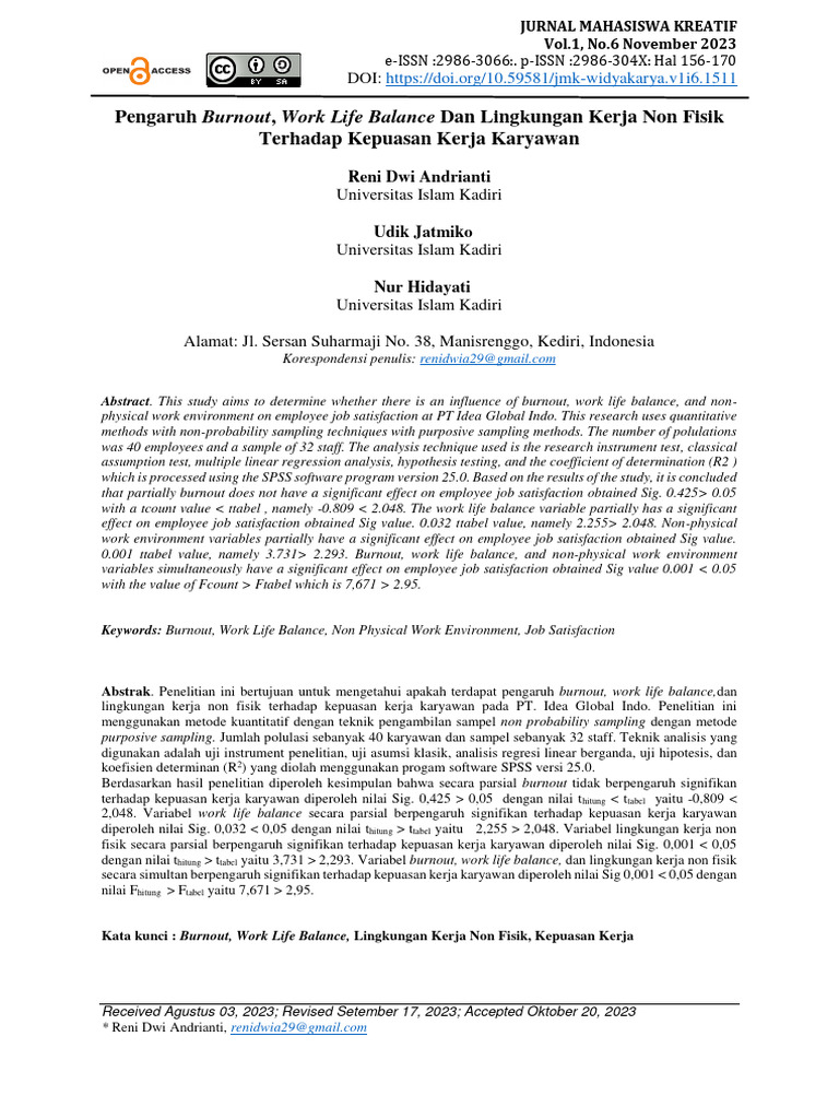 Jurnal+Reni+Dwi | PDF | Estimation Theory | Statistical Analysis