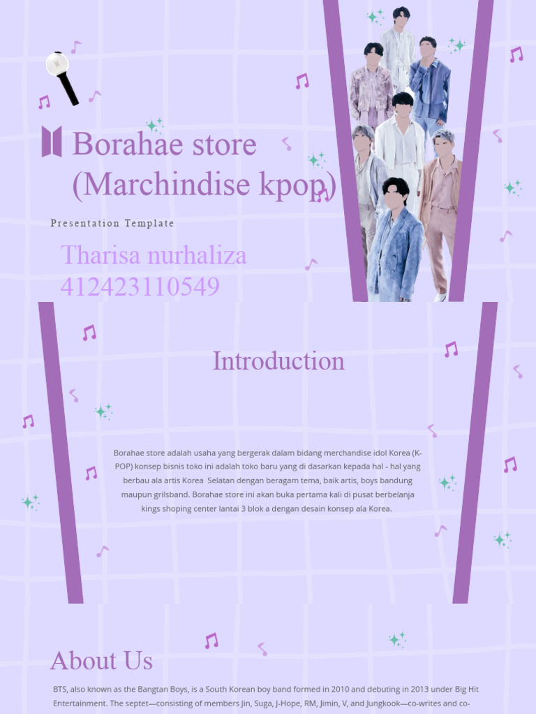 BTS PowerPoint Template - 16x9 | PDF | Hip Hop | Pop Music