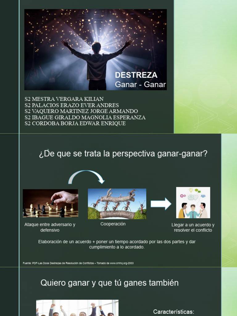 Presentacion Ganar - Ganar Ok Ok | PDF
