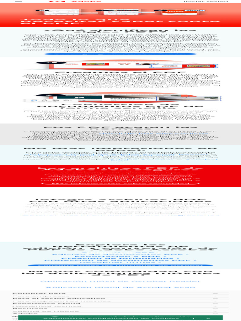¿Qué Es Un PDF Formato de Documento Portátil Adobe Acrobat | PDF ...
