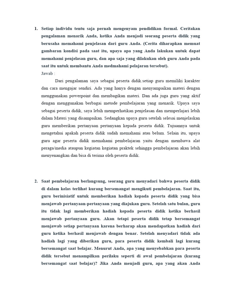 Topik 1 Mulai Dari Diri | PDF | Karier & Perkembangan