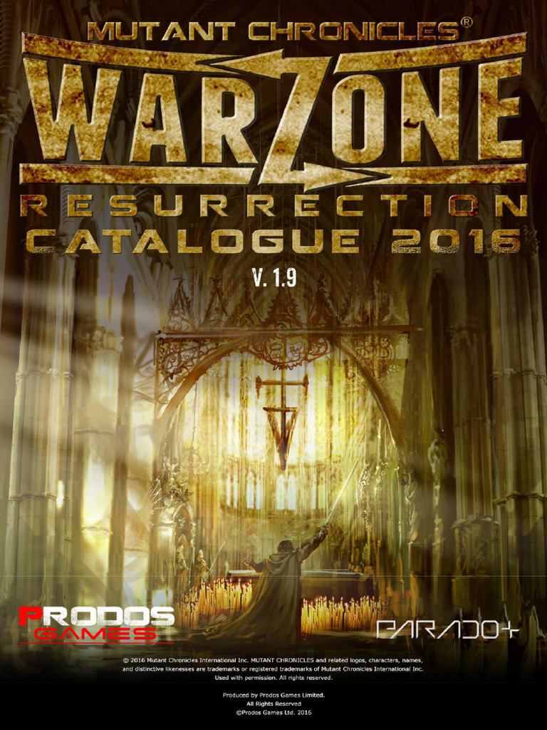 Warzone Resurrection Product Catalog 1.9 | PDF