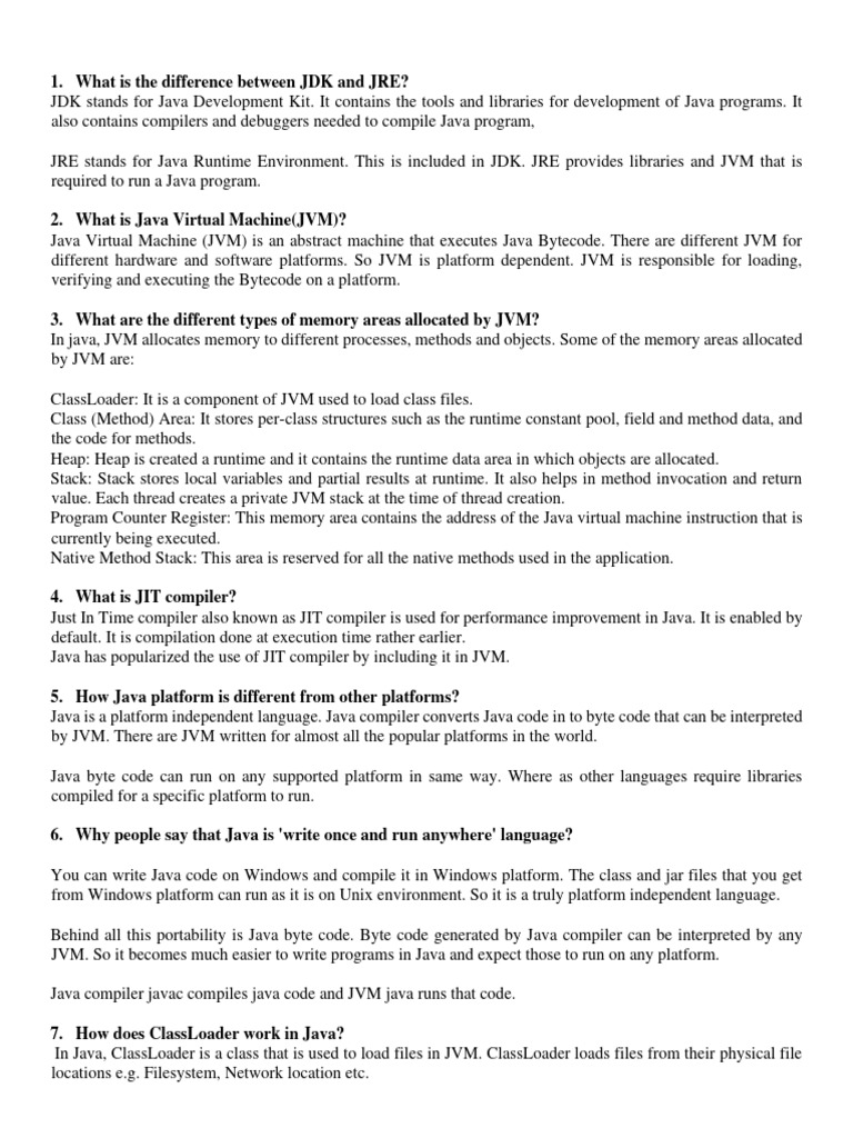 1000 Java Qns Pdf Method Computer Programming Inheritance Object Oriented Programming 4571