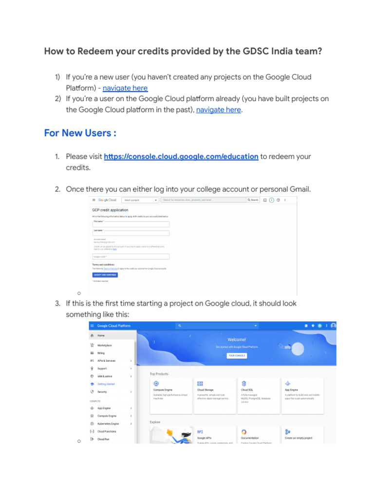 Getting Started Instructions | PDF | World Wide Web | Internet & Web