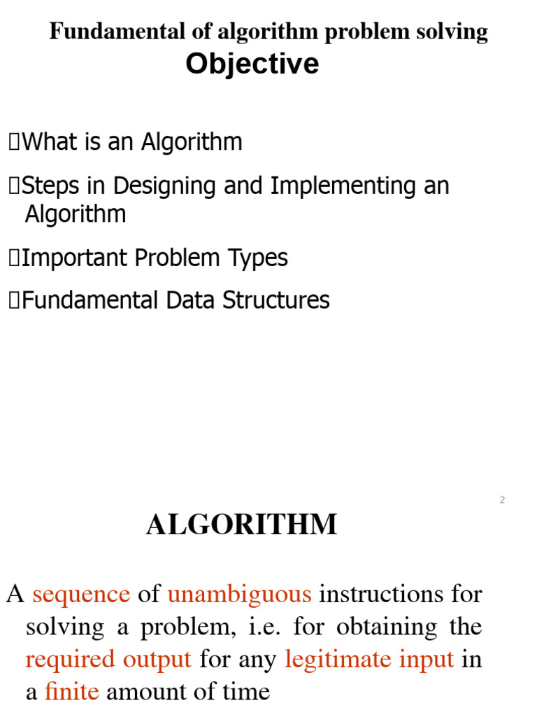 1 - 1 - Fundamentals - Algorithm - Problem - Sloving | PDF | Algorithms ... 1 - 1 - Fundamentals - Algorithm - Problem - Sloving | PDF | Algorithms ...