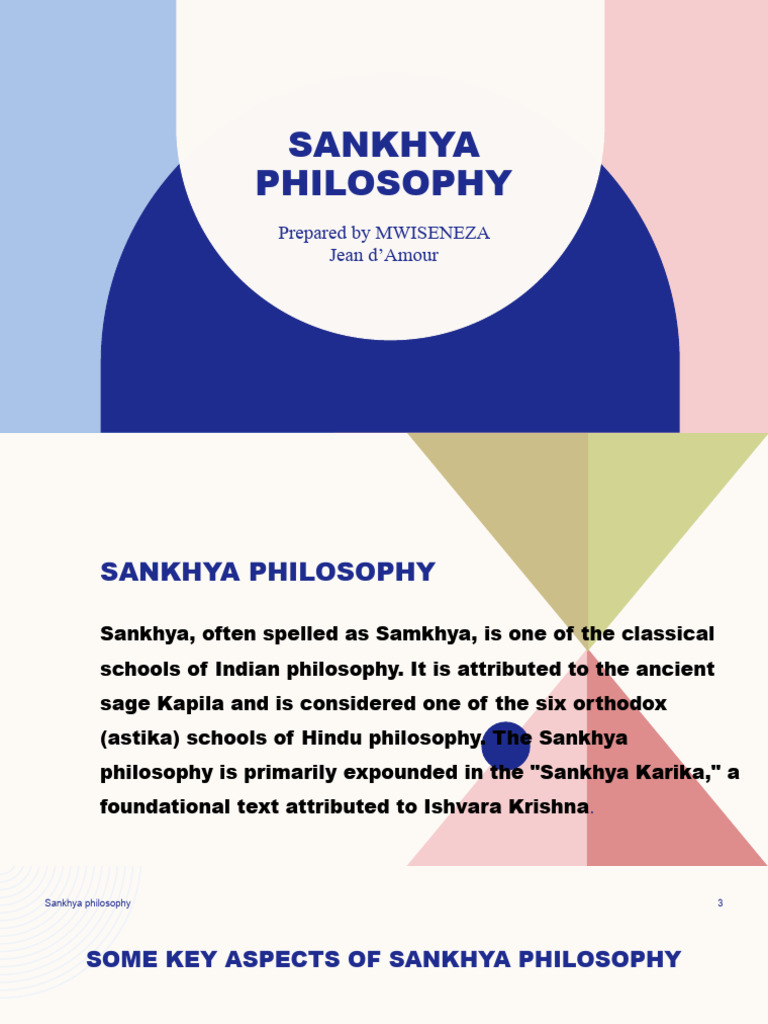 Sankhya Philosophy Presentation | PDF | Yoga | Moksha