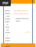 Bichena Car Garage Proposal | PDF | Employment | Human Resources
