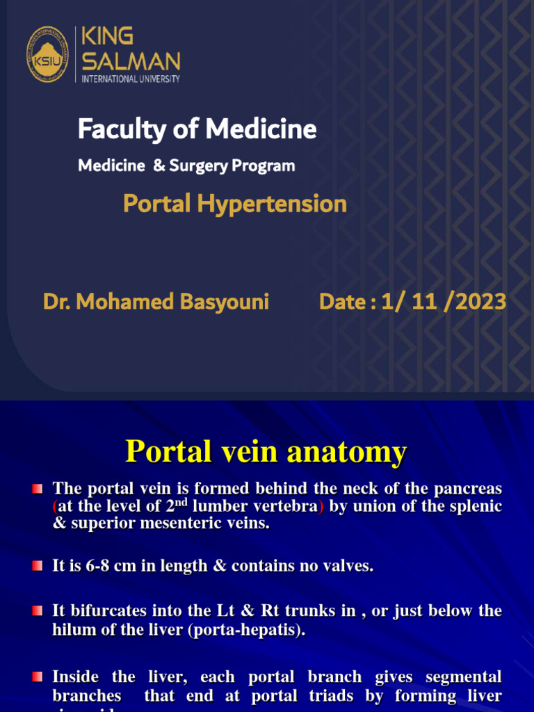 Portal Hypertension | PDF | Vein | Liver
