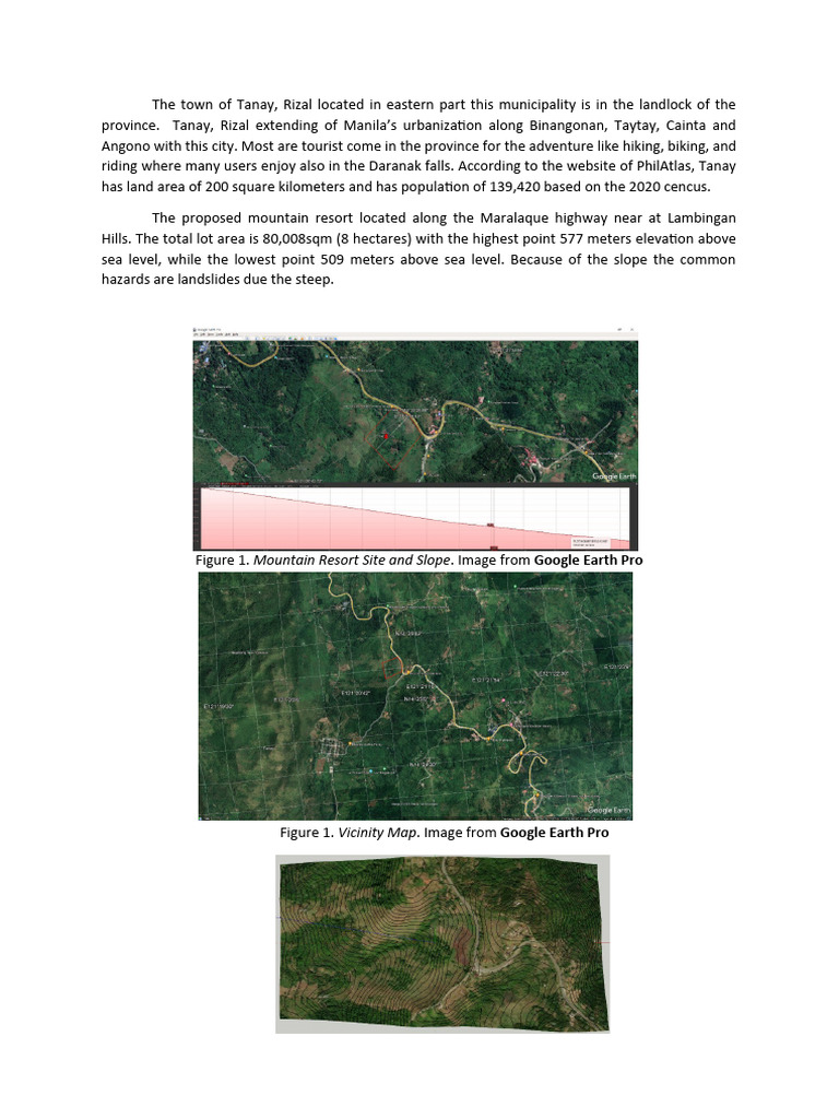 Tanay Topography | PDF | Landslide | Geology