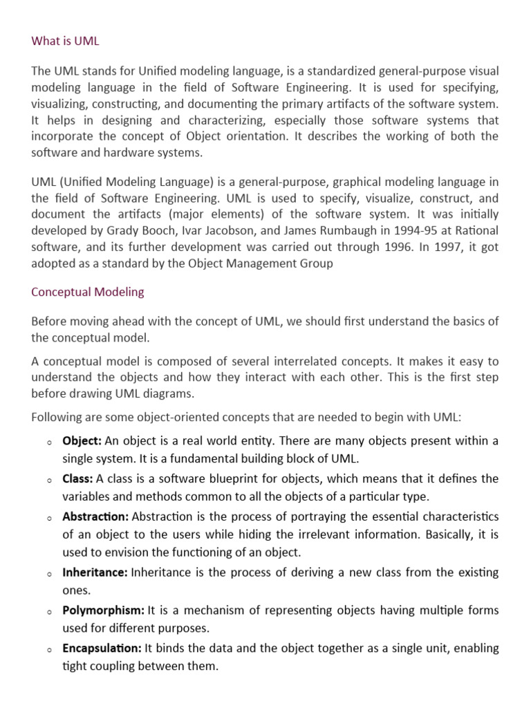 UML Unit 2 use case | PDF | Unified Modeling Language | Use Case