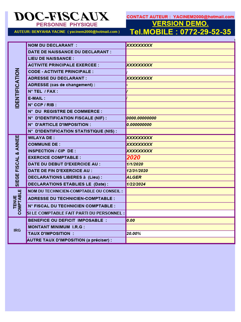 g11 Excel | PDF | Impôt sur le revenu | Impôts