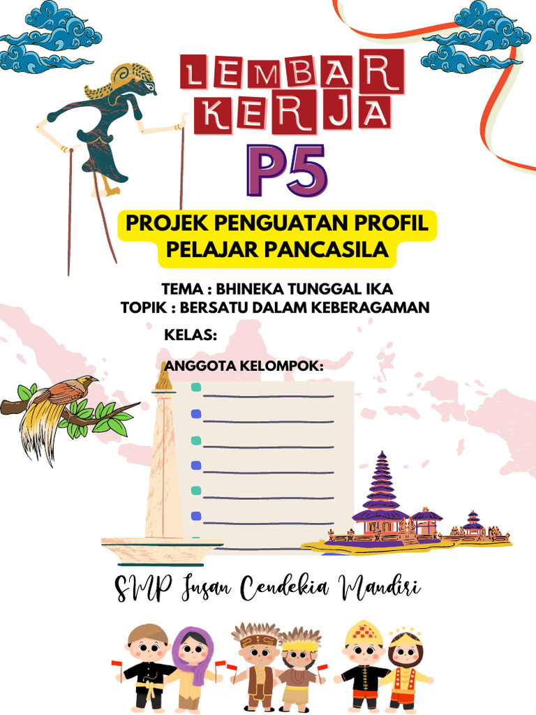 Lembar Kerja P5 BHINEKA | PDF