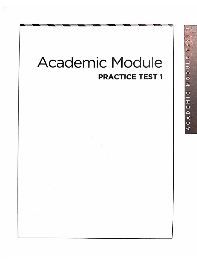 Ielts Barron's Test 1 | PDF