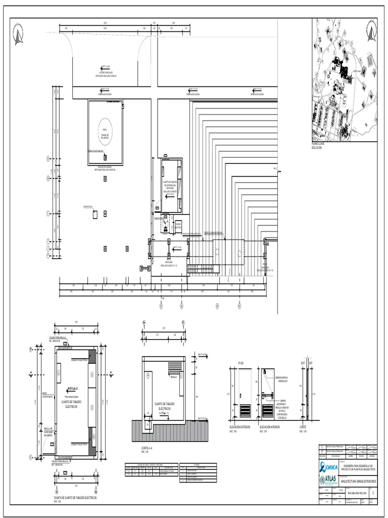 ENG GBL DRG ARC 1004 - Rev.C Arquitectura Obras Exteriores | PDF