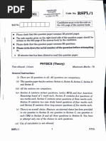 Physics Class Xii Blue Prints For Board Exam 2025 | PDF ...