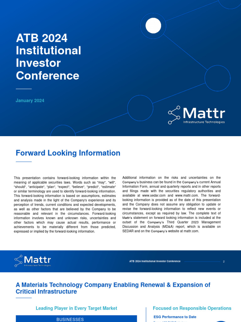 Atb 2024 Institutional Investor Conference Presentation | PDF ...