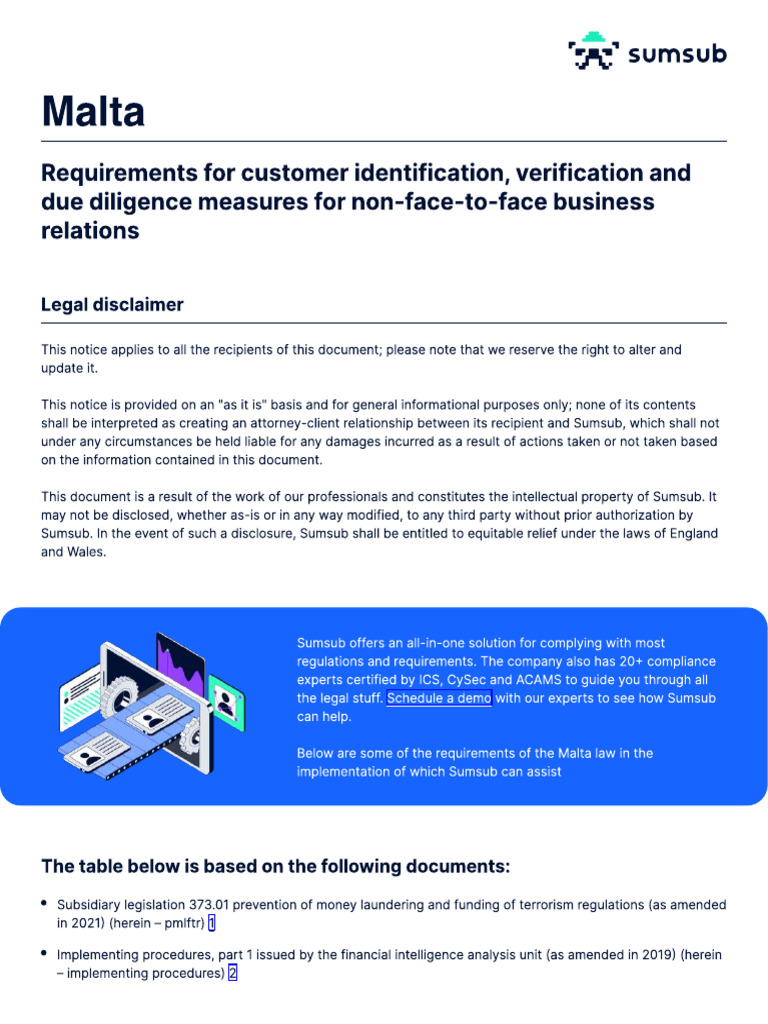 Compliance Guide Sumsub | PDF | Identity Document | Authentication
