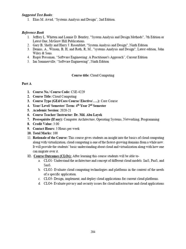 Syllabus Cloud | PDF | Cloud Computing | Virtualization Syllabus Cloud | PDF | Cloud Computing | Virtualization