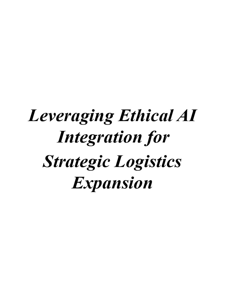 Uses of AI in Logistics | PDF | Logistics | Artificial Intelligence