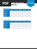 Bershka Size Chart | PDF | Human Appearance | Dress Codes