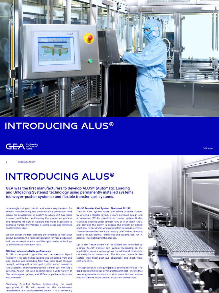 alus-loading-unloading-freeze-dryer-312317 | PDF | Automation