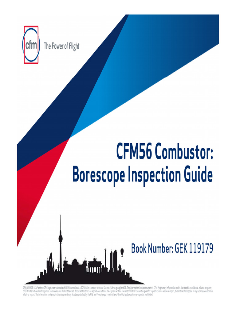 CFM56 Combustor Borescope Guide | PDF | Aviation | Engines