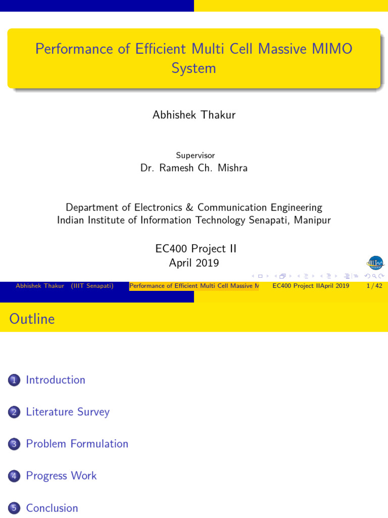 Massive MIMO | PDF | Mimo | Radio Technology