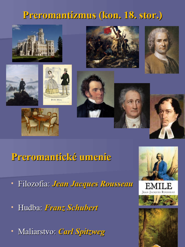 Preromantizmus - Znaky, Kontext | PDF