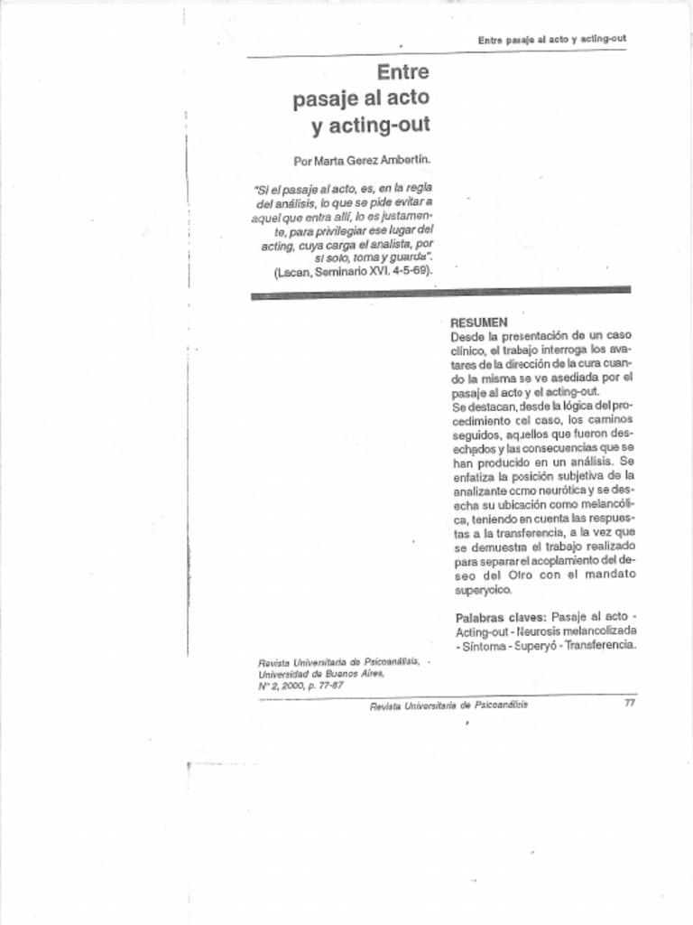 Gerez Ambertin - Perversiones | PDF Gerez Ambertin - Perversiones | PDF