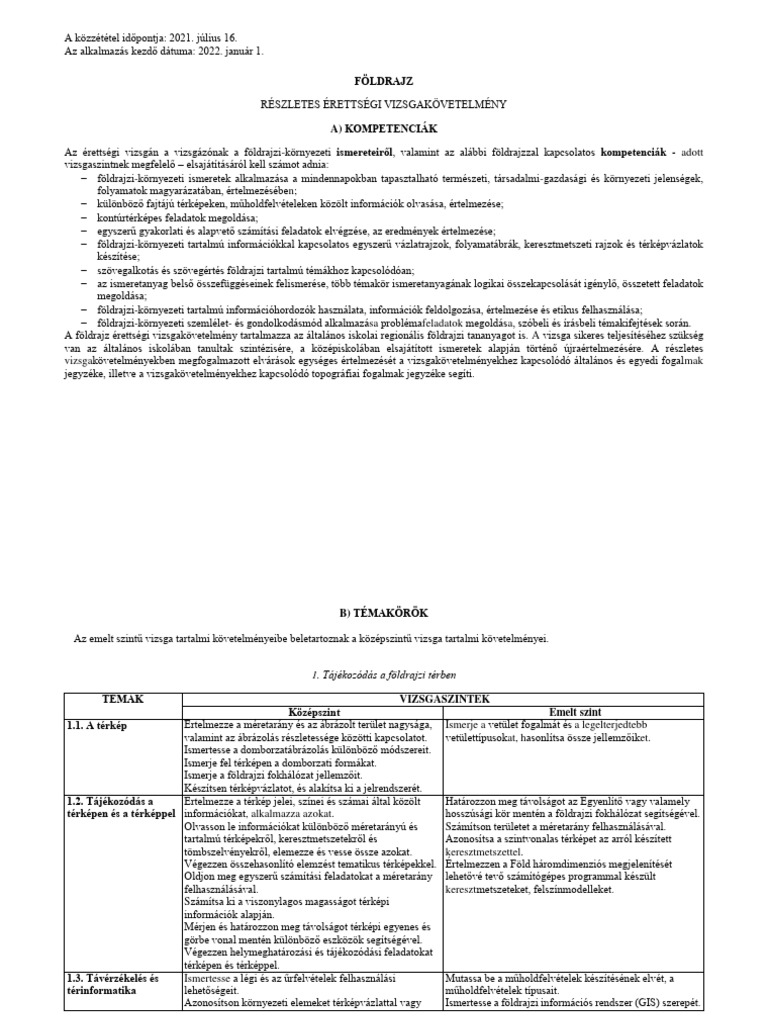 Foldrajz 2024 e | PDF