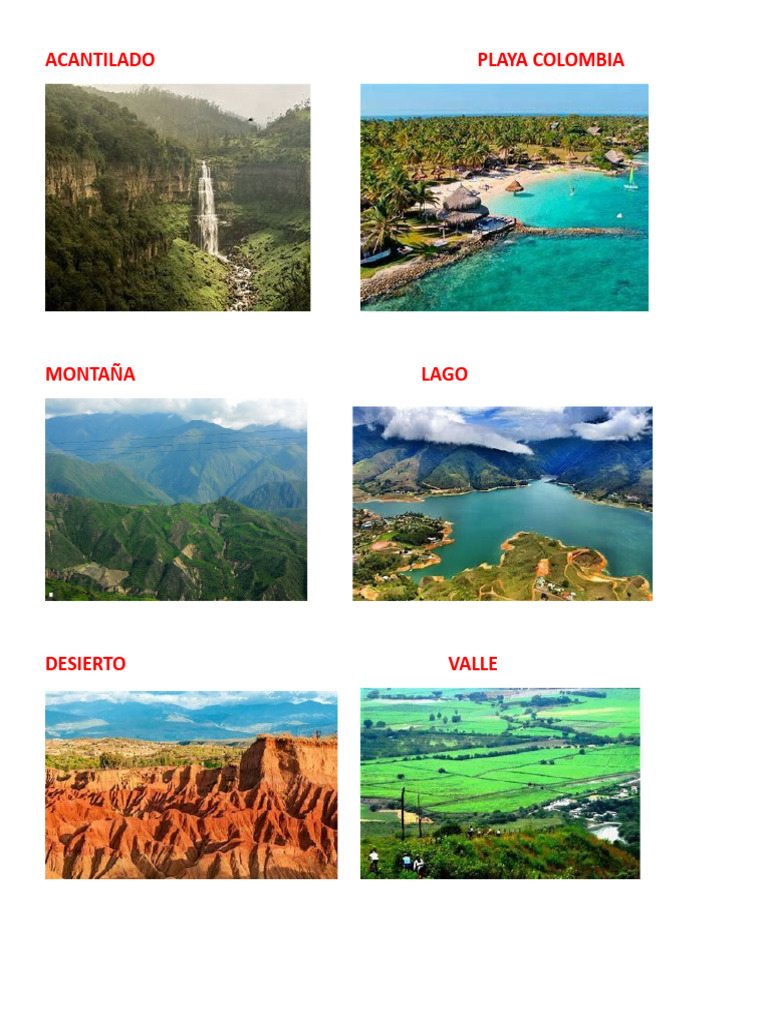 Accidentes Geograficos de Colombia | PDF