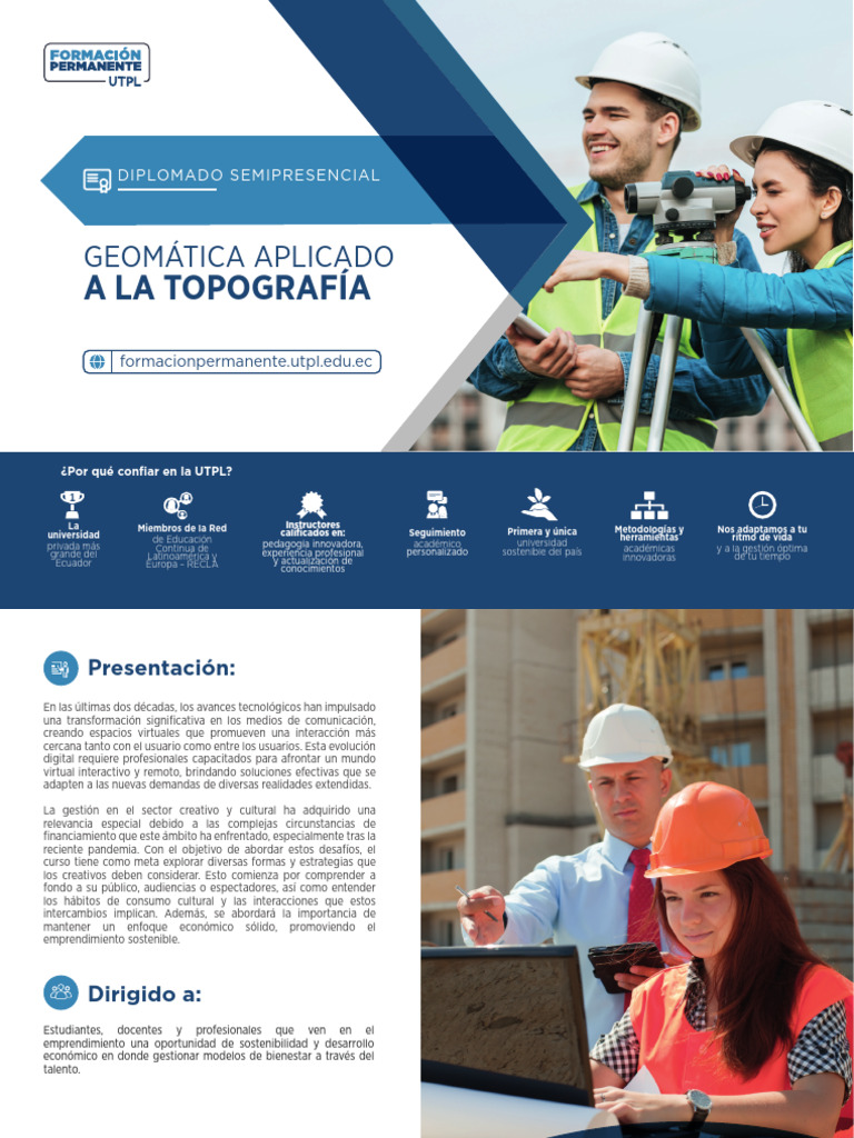 Brochure Topografo | PDF | Sistema de información geográfica | Topografía