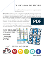 Charades Gestures and Signals Guide | PDF | Finger | Hand
