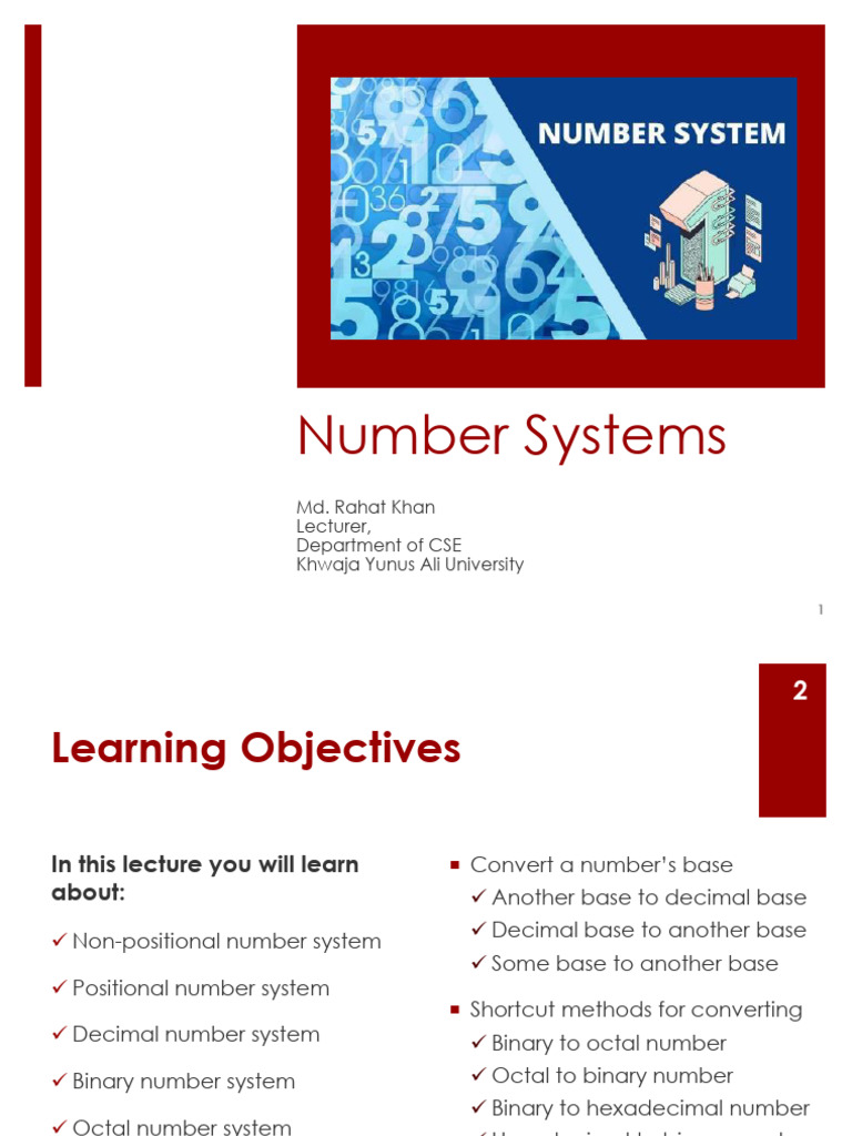 L-4 Number System | PDF | Encodings | Lexicology