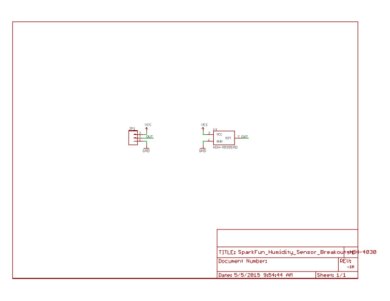 SparkFun Humidity Sensor Breakout-HIH-4030 | PDF