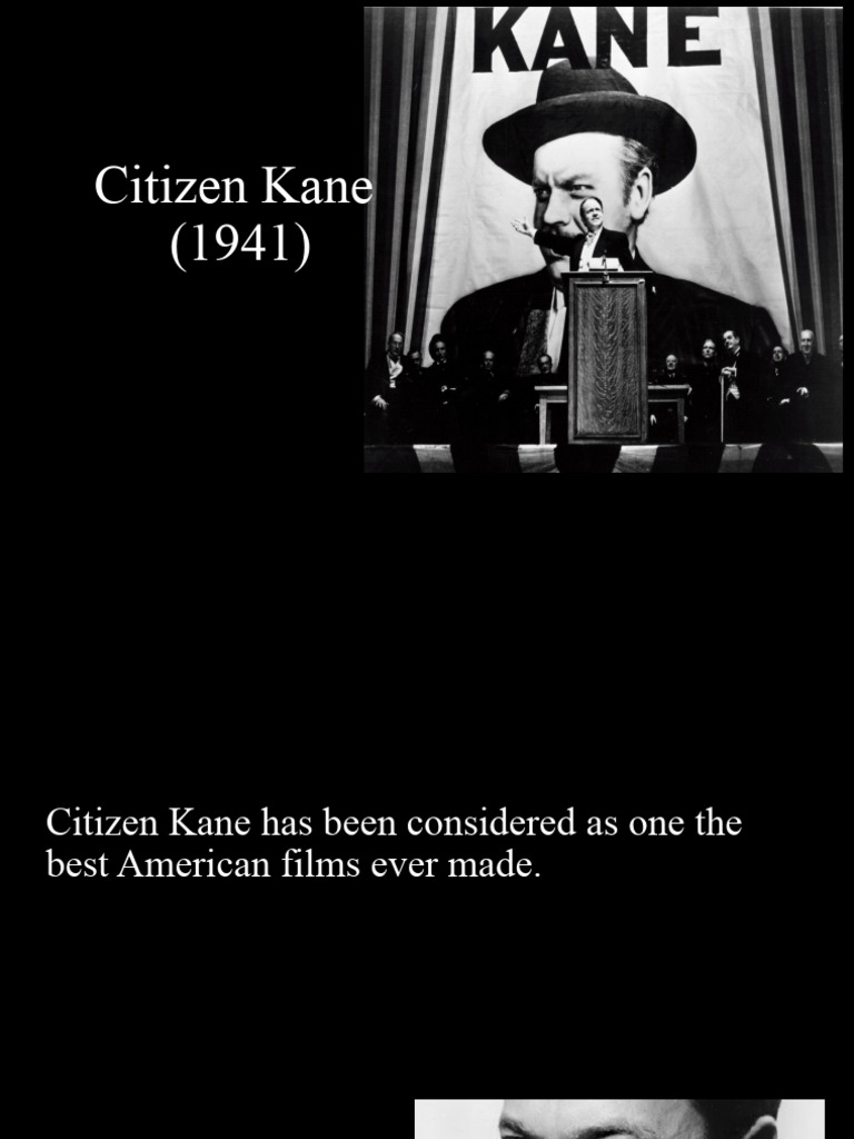 Orson Welles Citizen Kane | PDF
