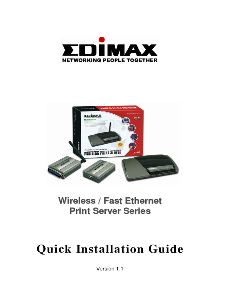 Print Server QIG | PDF | Computer Network | Installation (Computer Programs)