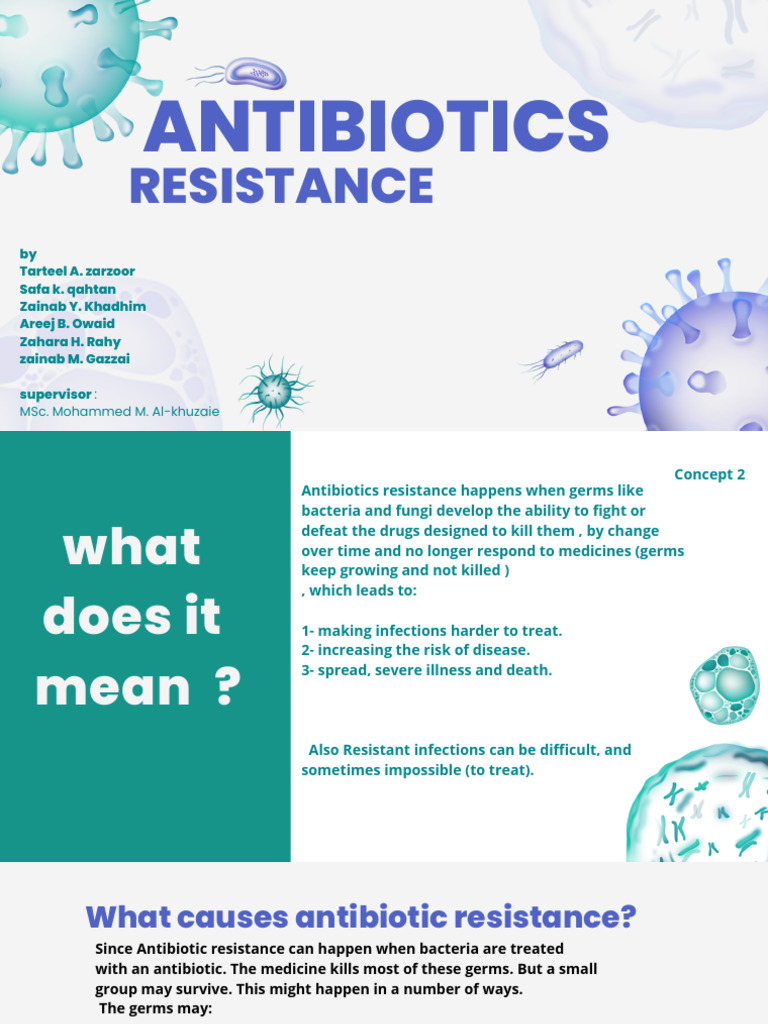 Antibiotics Resistance | Download Free PDF | Antimicrobial Resistance ...