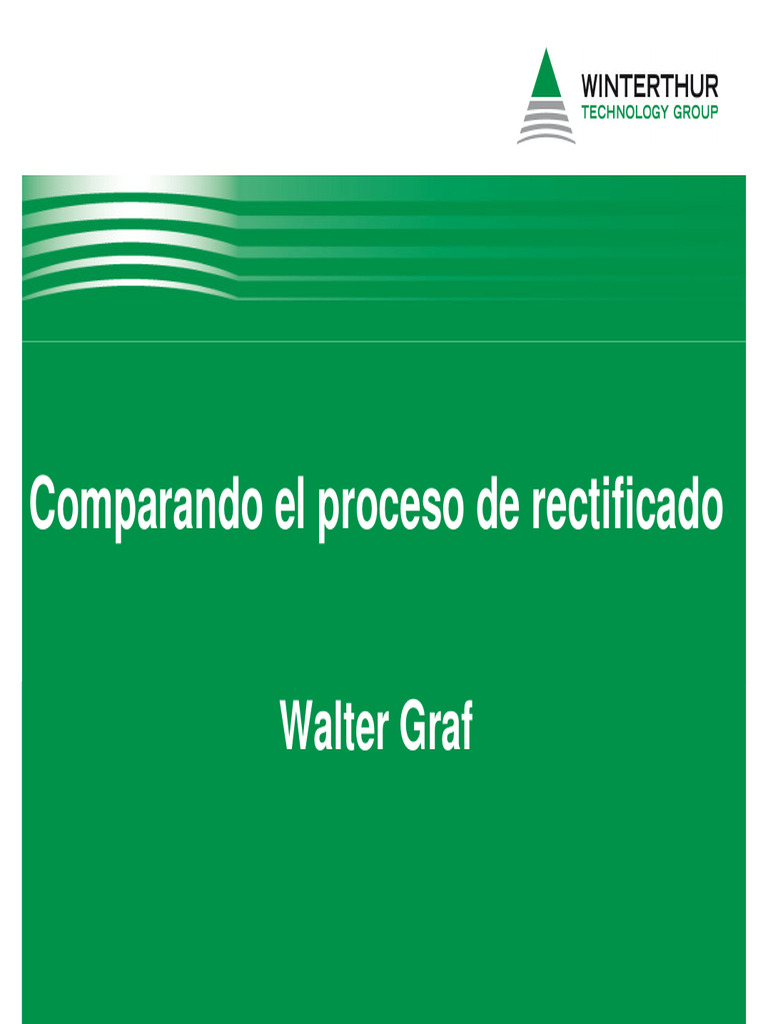 Comparando El Proceso de Rectificado | PDF