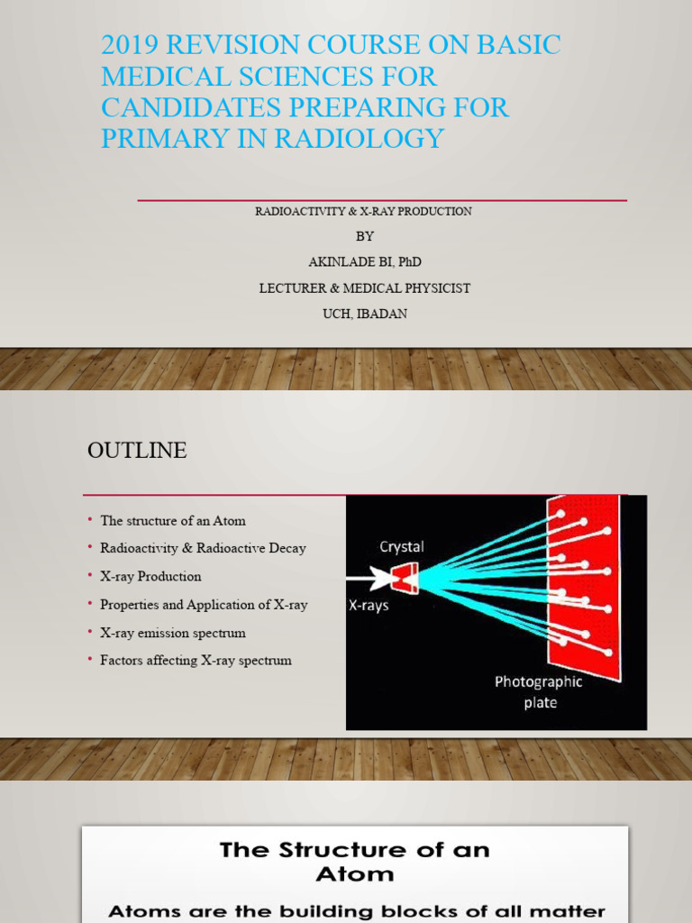 Radioactivity and X-Ray Production | PDF | Radioactive Decay | Atoms