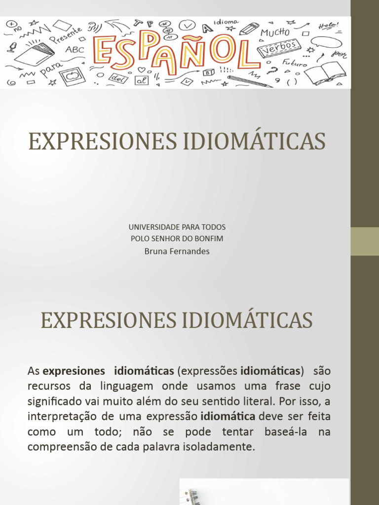 Expresiones Idiomáticas | PDF | Arte